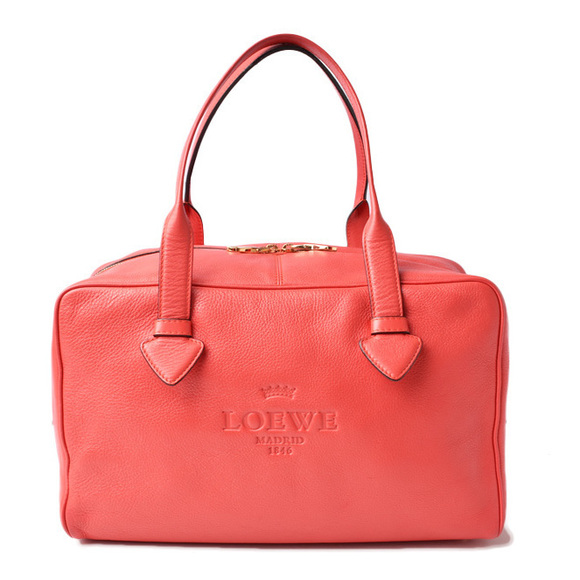 Loewe | Bags | Loewe Tote Bag Mini Heritage Calfskin Coral Pink | Poshmark